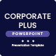 Corporate Plus - PowerPoint Presentation Template, Presentation Templates