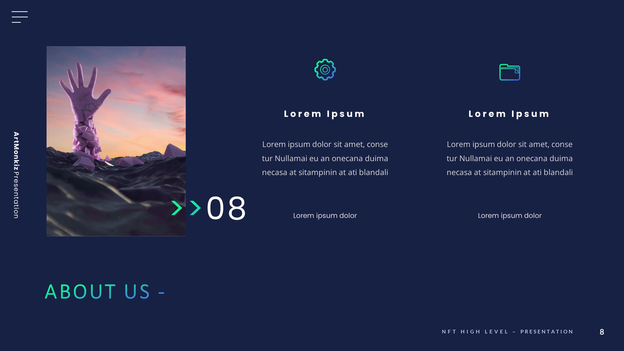 NFT High Level - PowerPoint Presentation Template, Presentation Templates