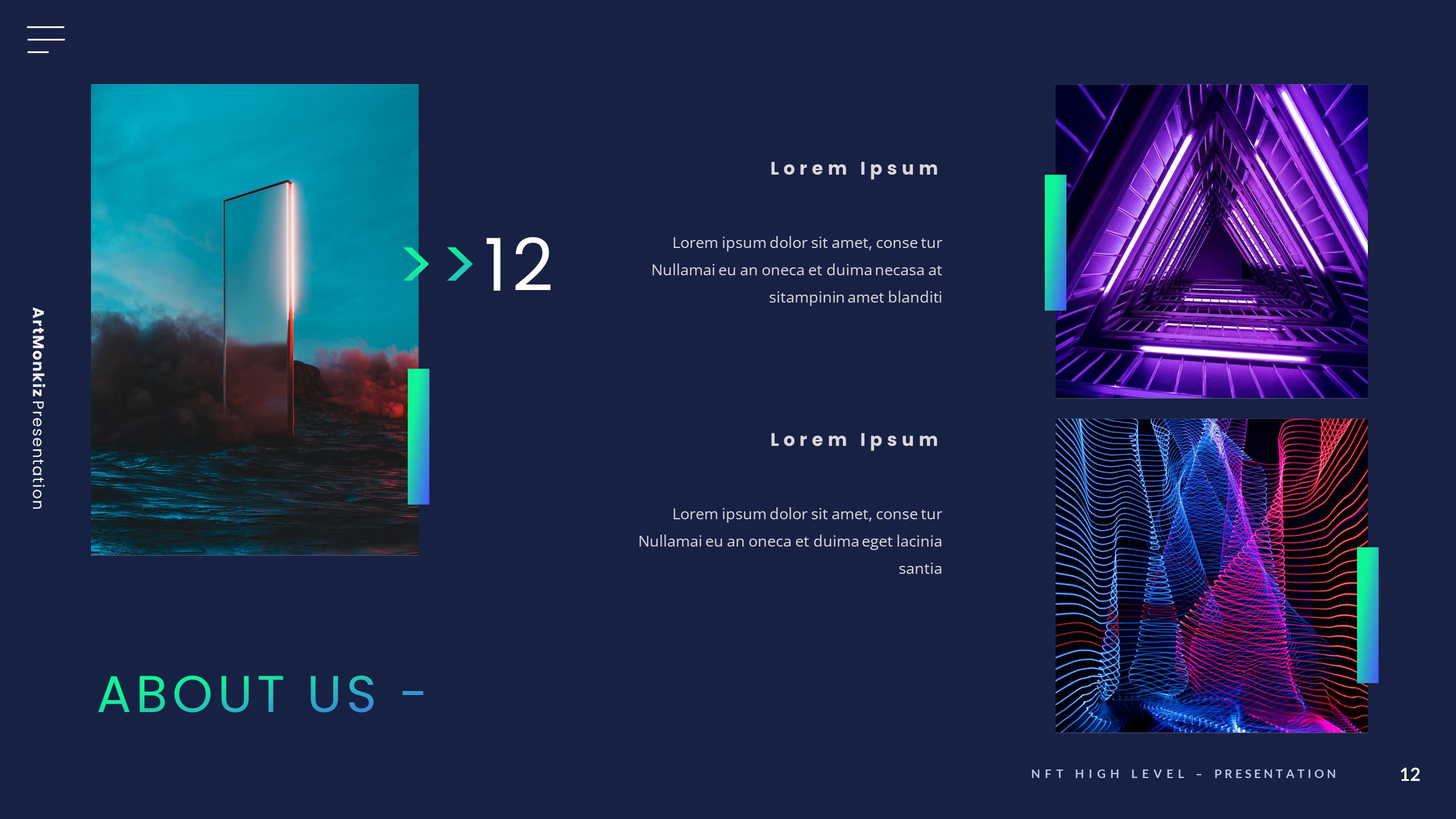 NFT High Level - PowerPoint Presentation Template, Presentation Templates