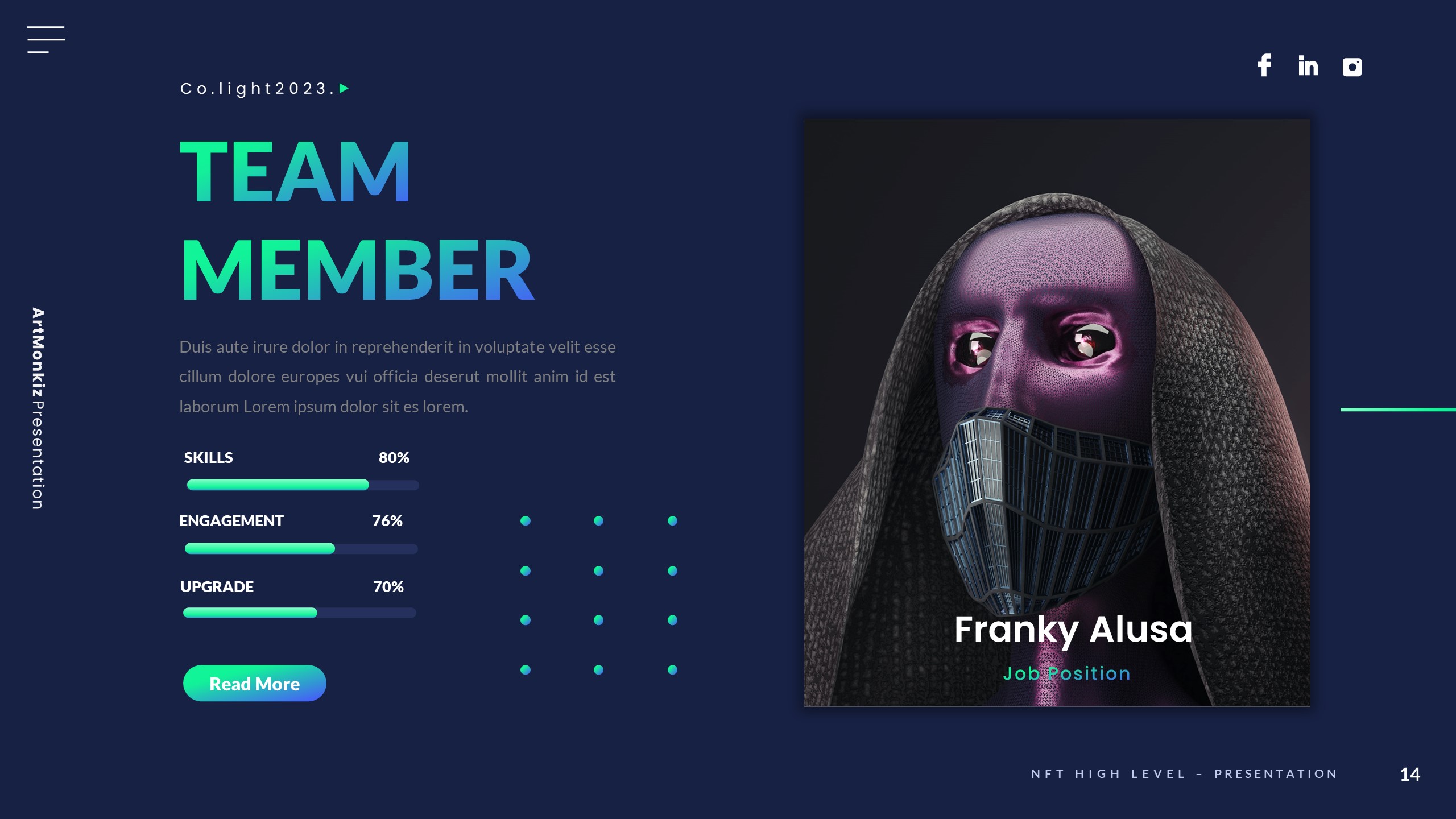NFT High Level - PowerPoint Presentation Template, Presentation Templates