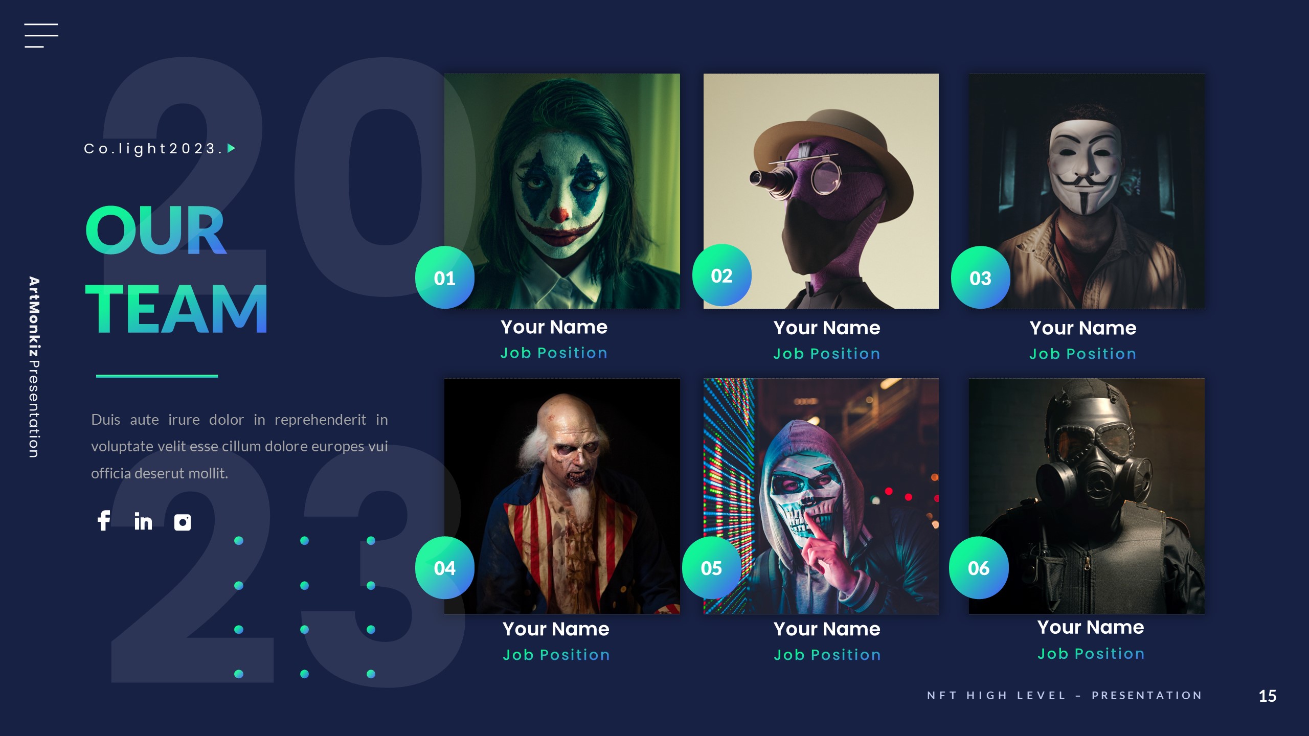 NFT High Level - PowerPoint Presentation Template, Presentation Templates