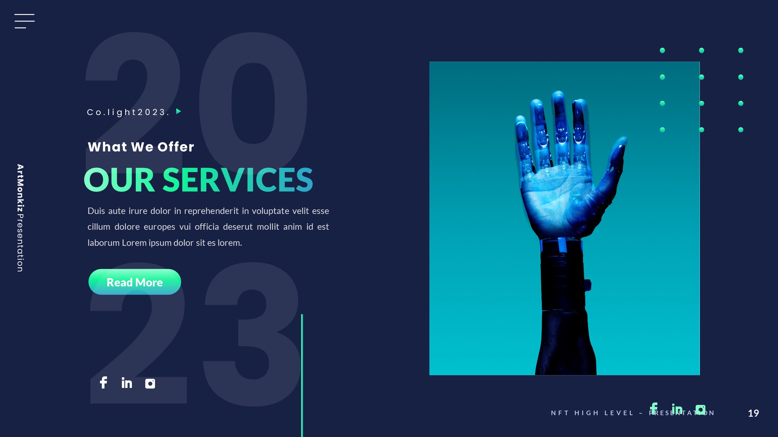 NFT High Level - PowerPoint Presentation Template, Presentation Templates