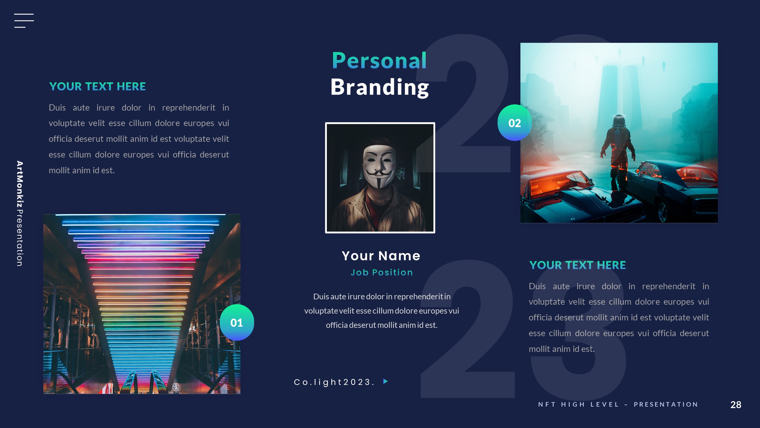 NFT High Level - PowerPoint Presentation Template, Presentation Templates