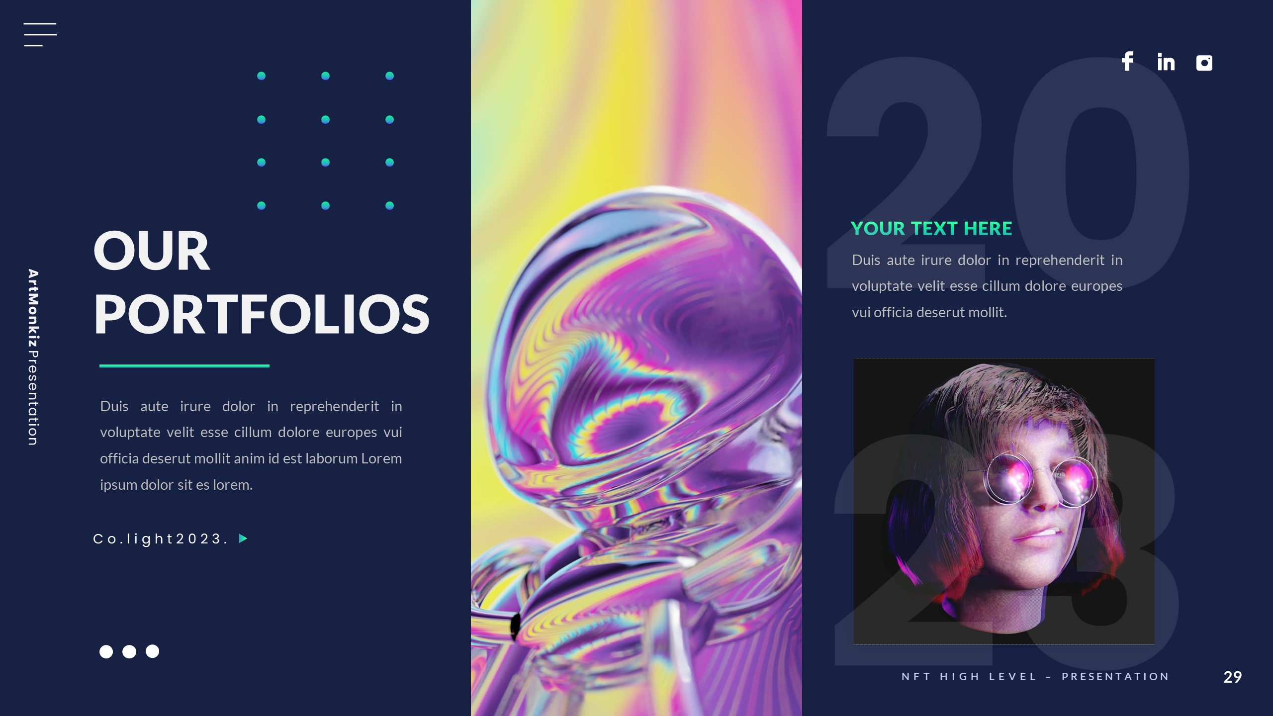 NFT High Level - PowerPoint Presentation Template, Presentation Templates