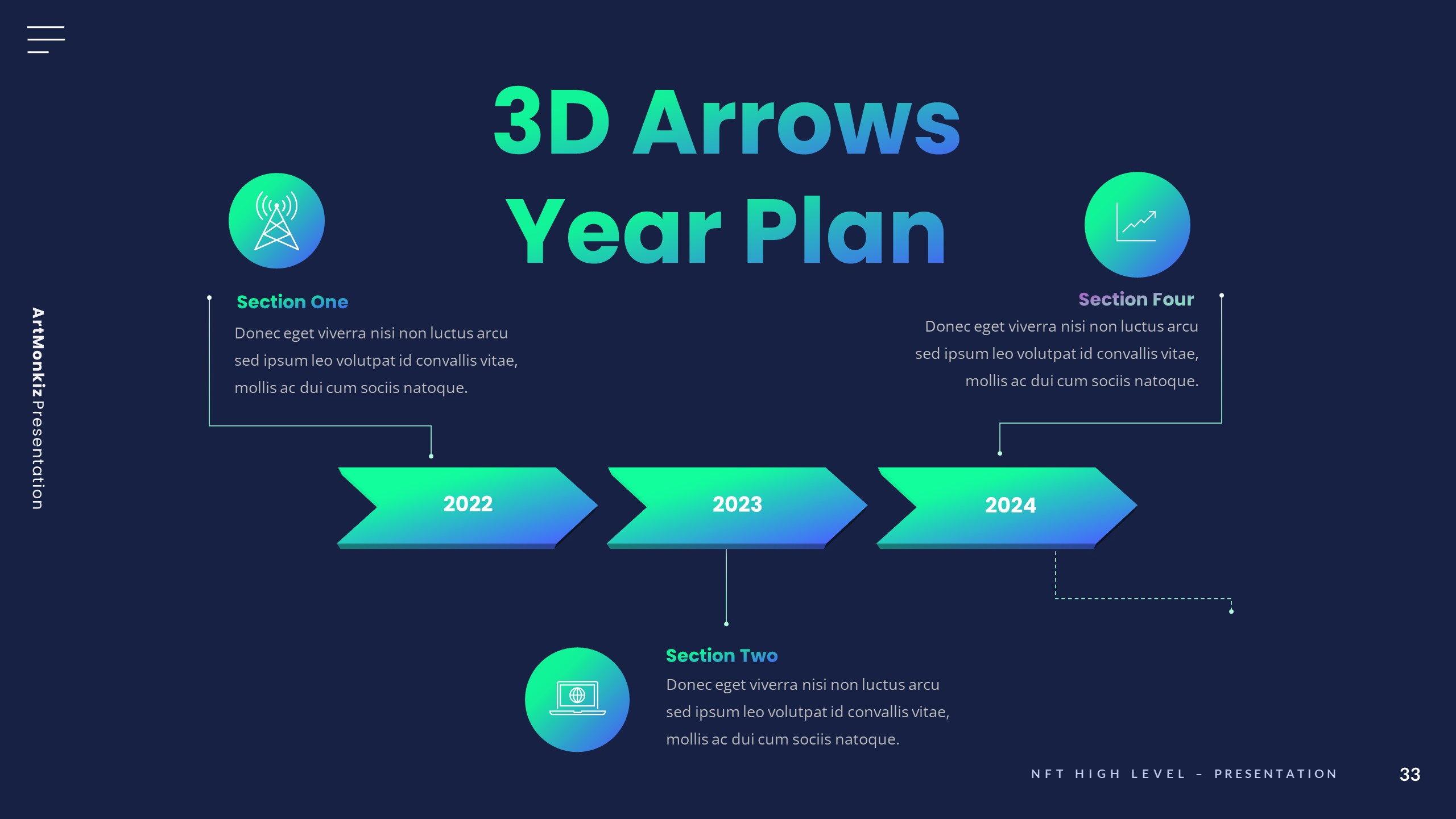 NFT High Level - PowerPoint Presentation Template, Presentation Templates