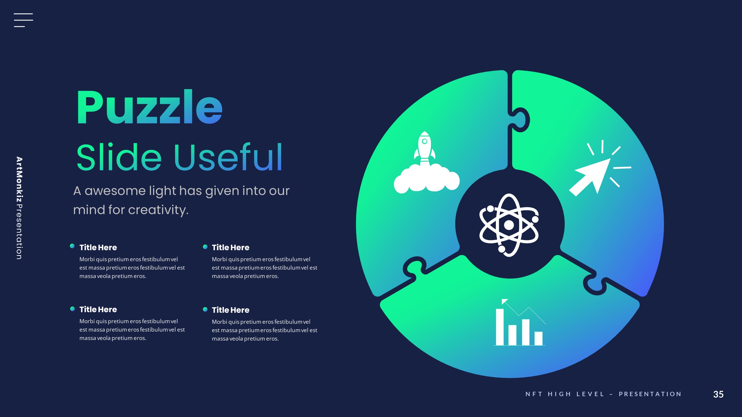NFT High Level - PowerPoint Presentation Template, Presentation Templates
