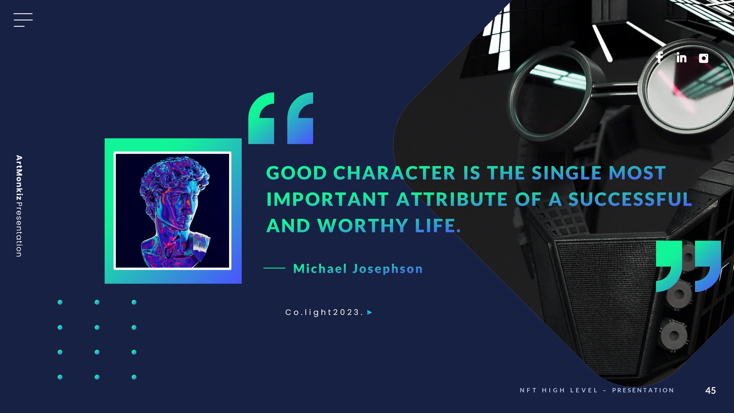 NFT High Level - PowerPoint Presentation Template, Presentation Templates