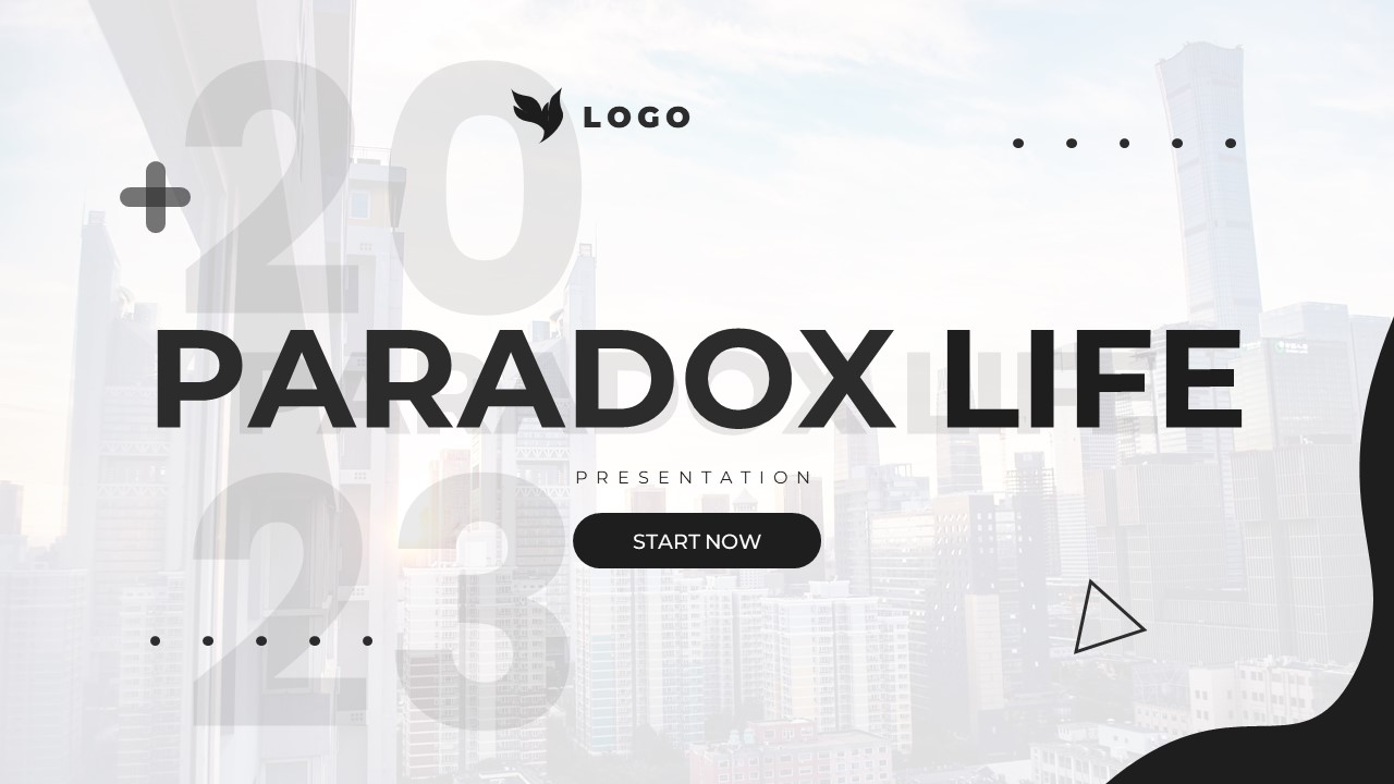Paradox Life - PowerPoint Presentation Template, Presentation Templates
