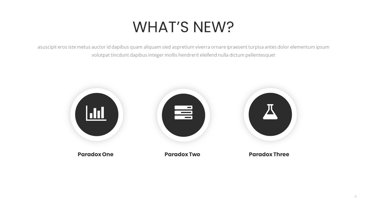 Paradox Life - PowerPoint Presentation Template, Presentation Templates
