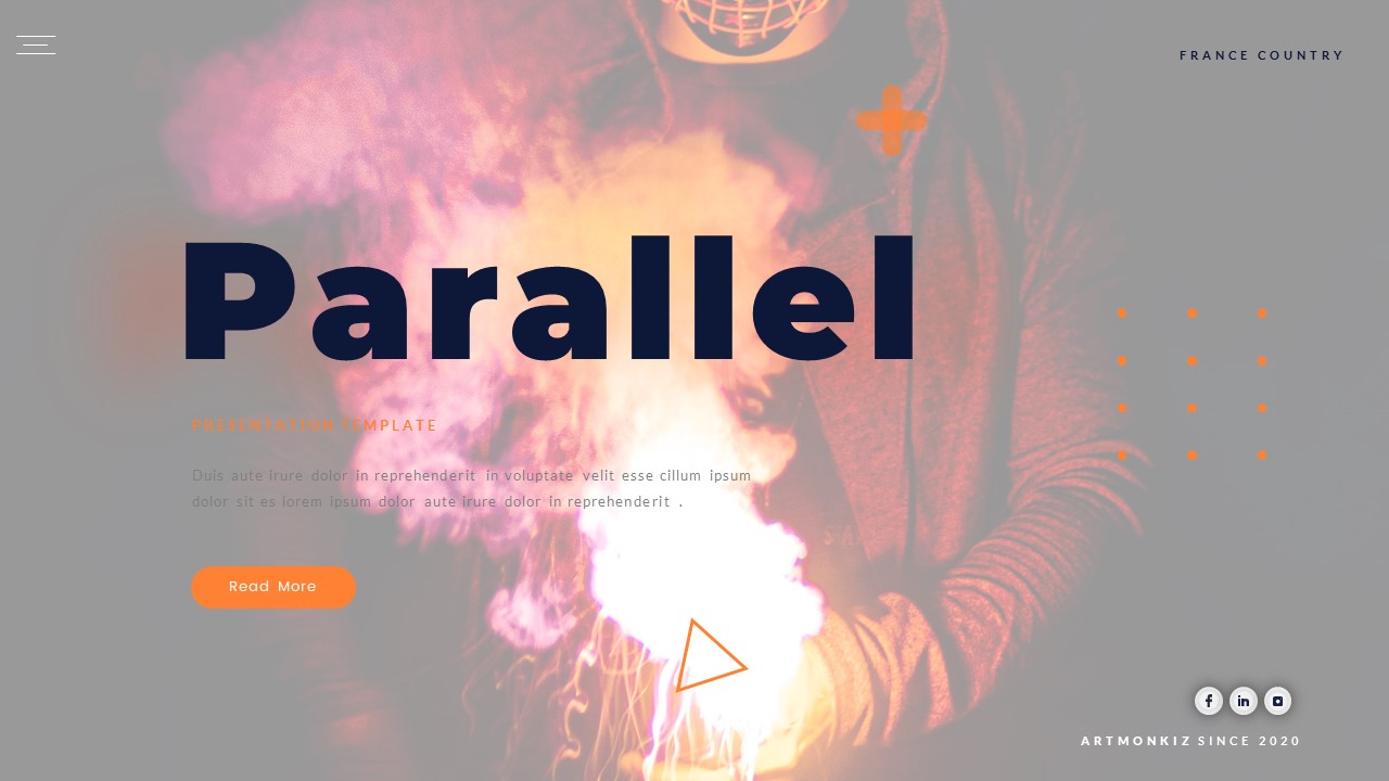 Parallel Slides - PowerPoint Presentation Template, Presentation Templates