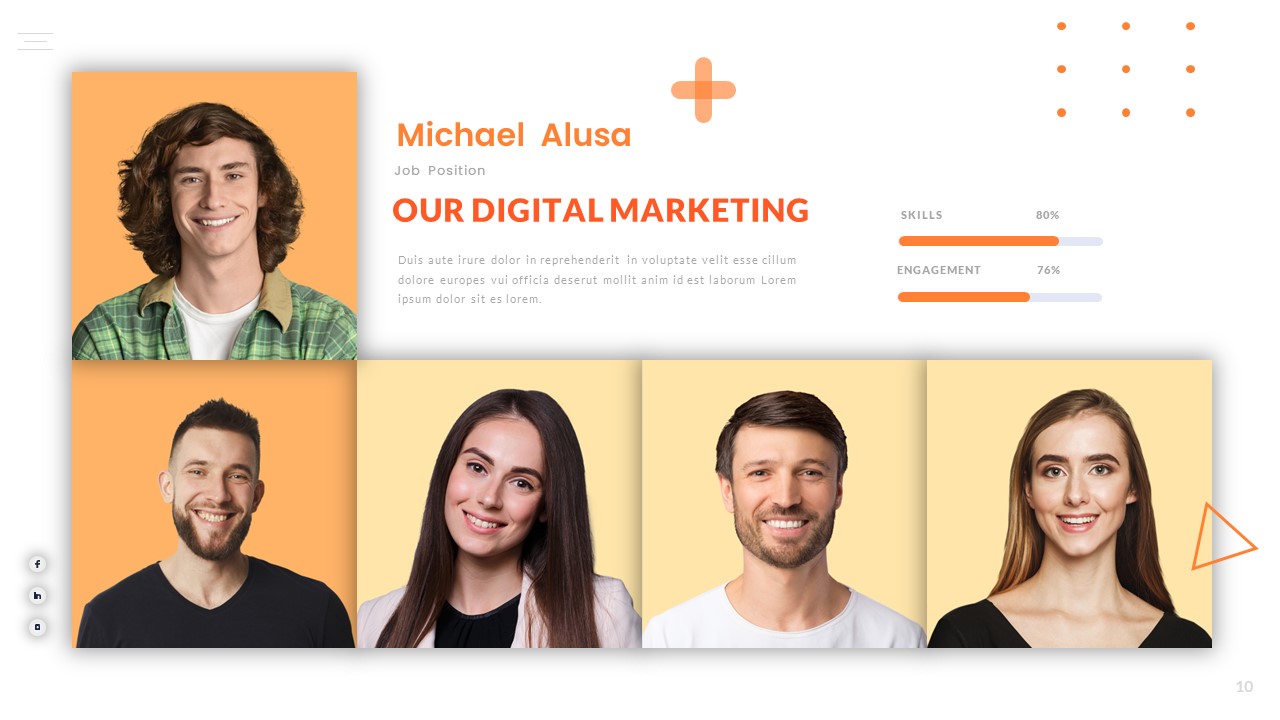 Parallel Slides - PowerPoint Presentation Template, Presentation Templates