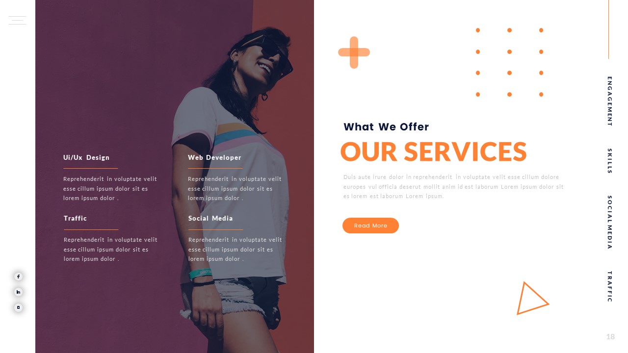 Parallel Slides - PowerPoint Presentation Template, Presentation Templates