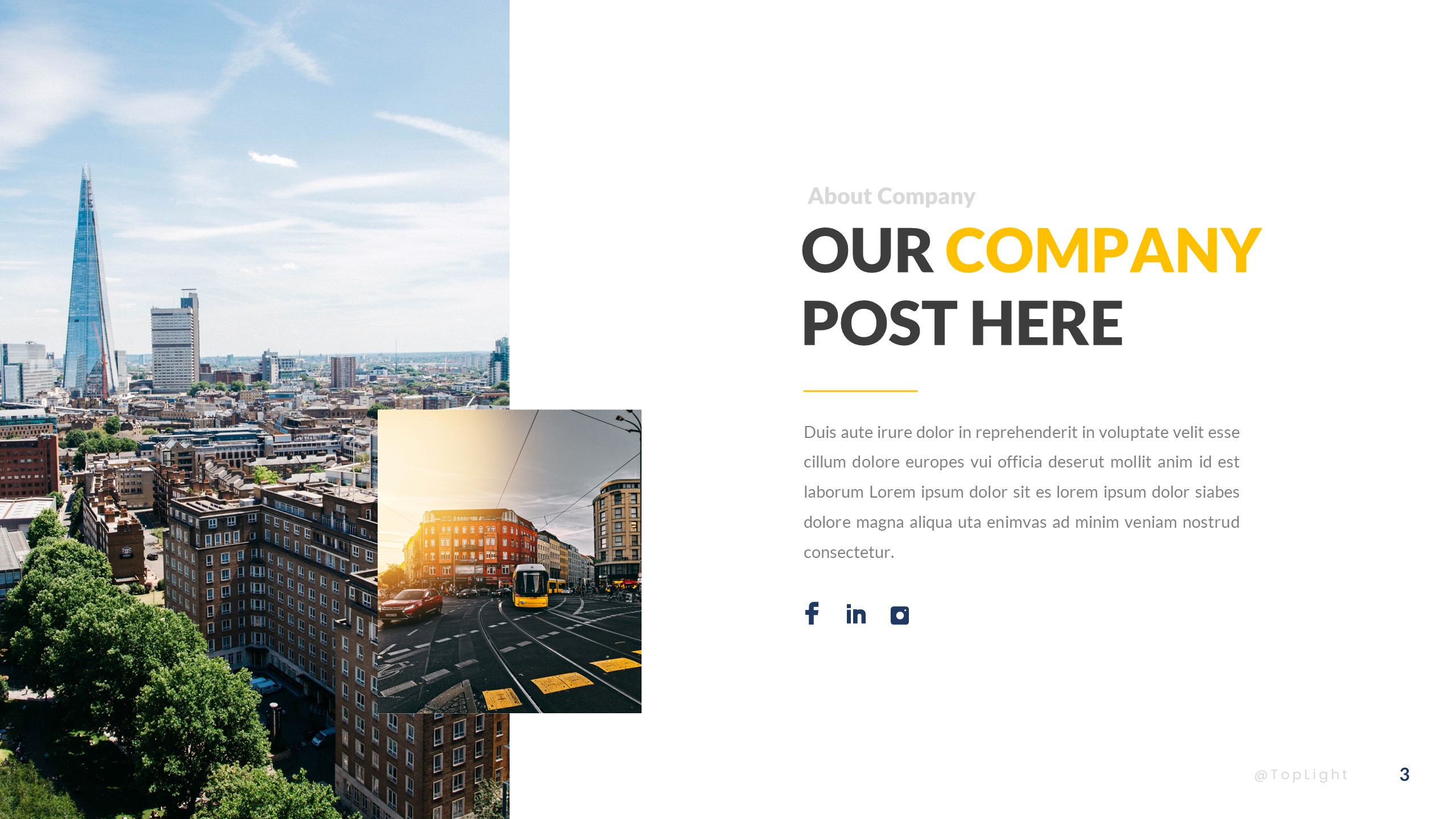 Top Light - PowerPoint Presentation Template, Presentation Templates