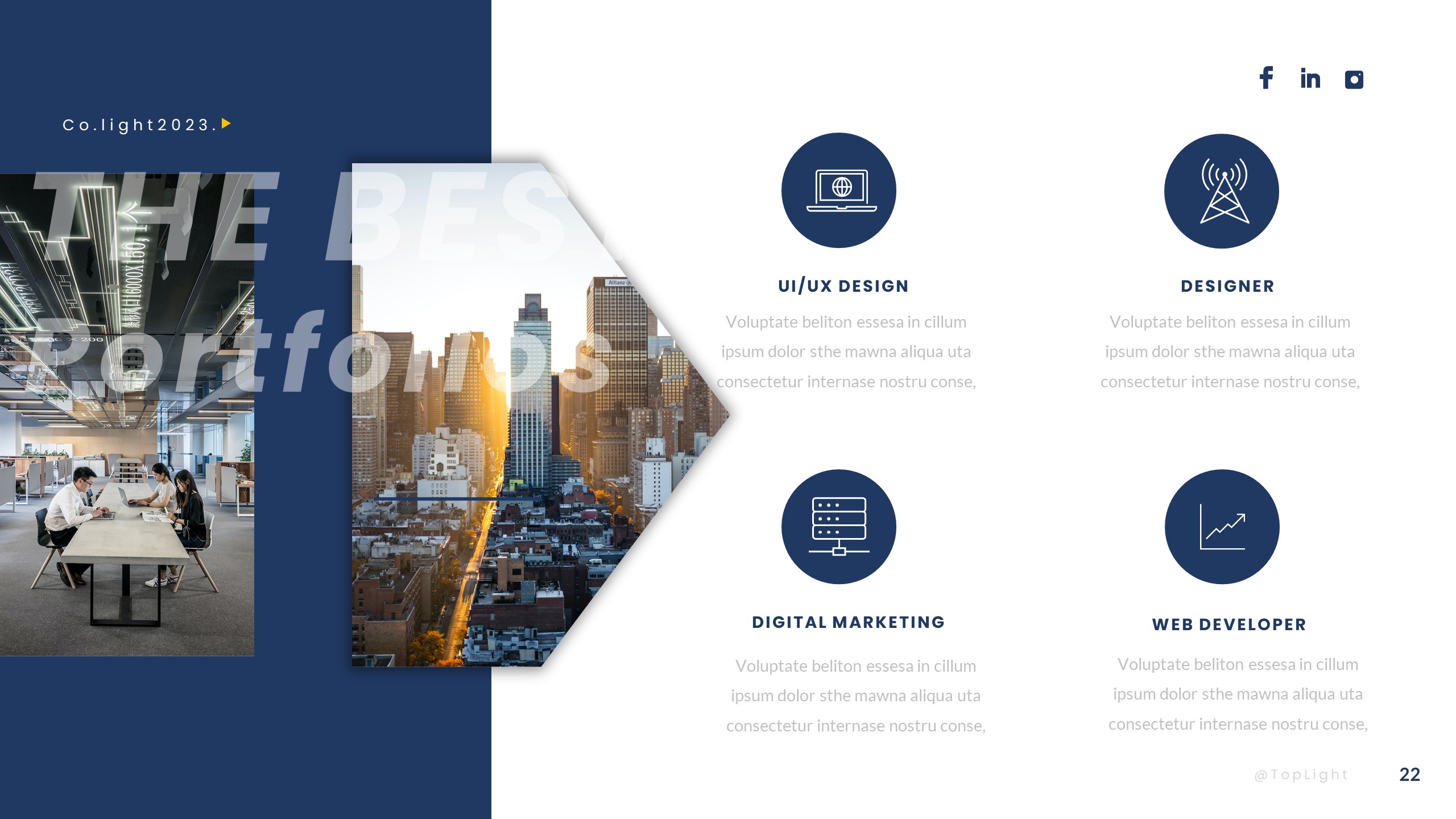 Top Light - PowerPoint Presentation Template, Presentation Templates