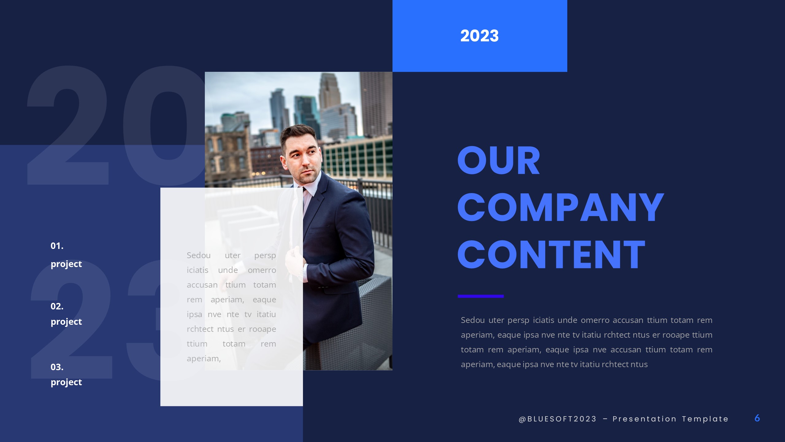 Blue Soft - PowerPoint Presentation Template, Presentation Templates
