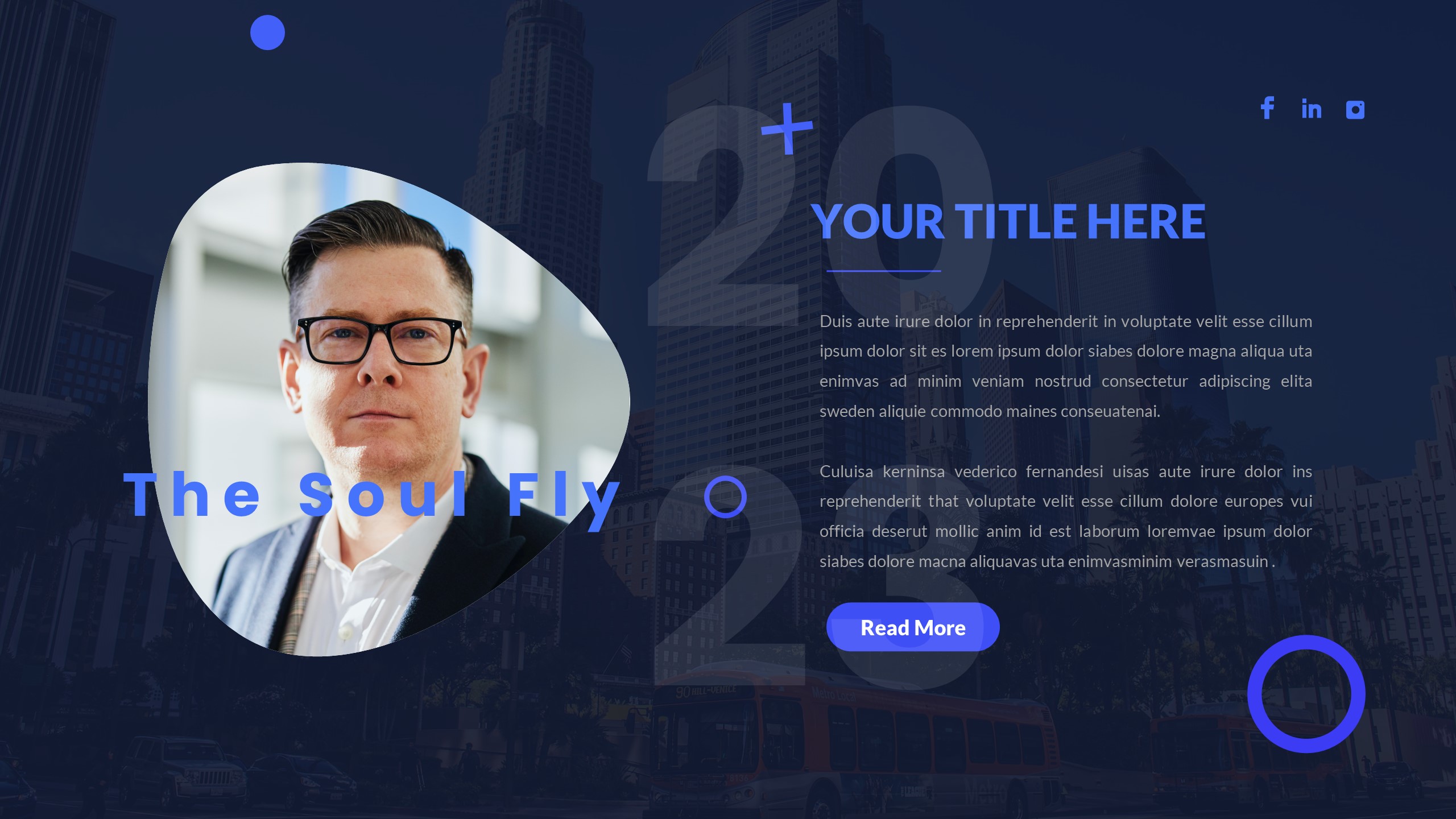 Blue Soft - PowerPoint Presentation Template, Presentation Templates