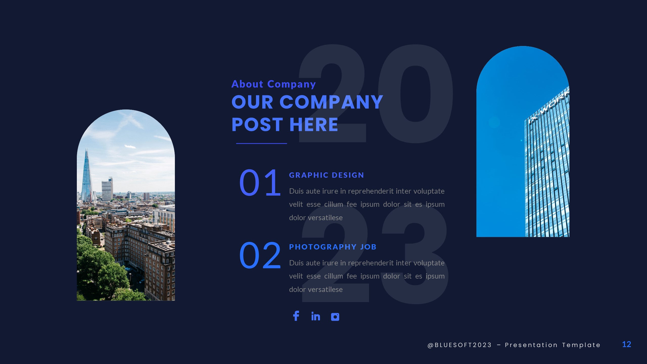 Blue Soft - PowerPoint Presentation Template, Presentation Templates