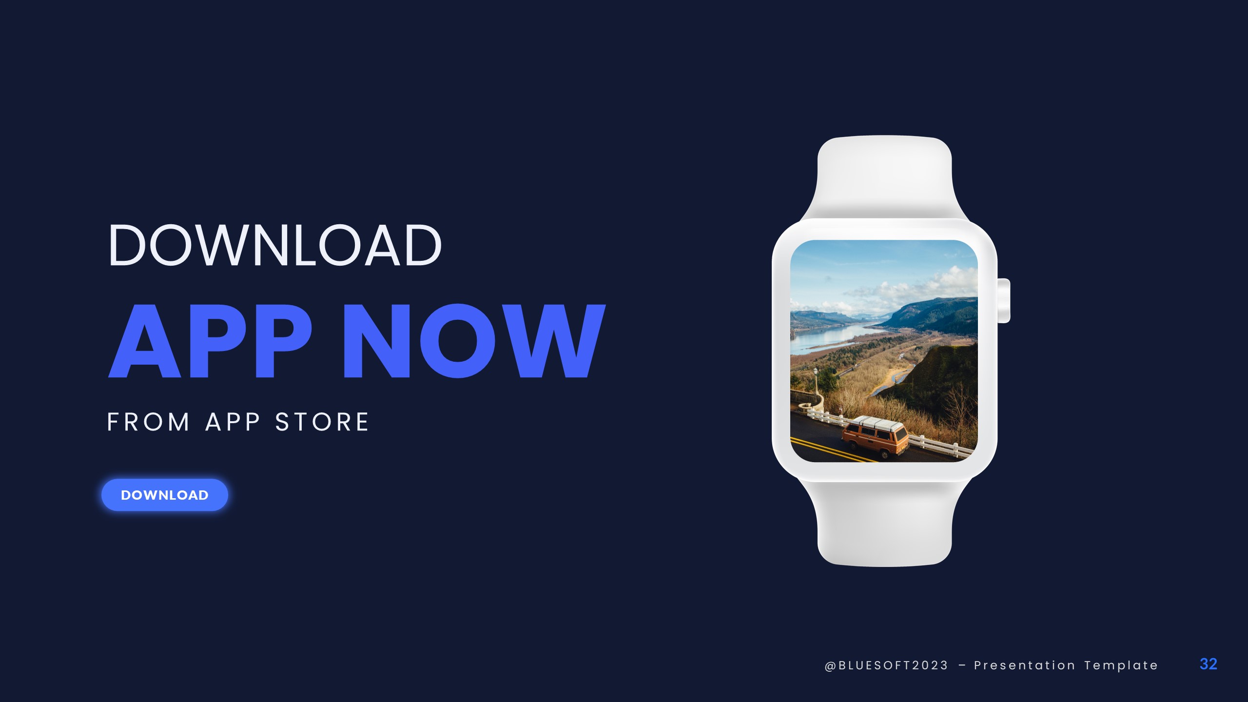 Blue Soft - PowerPoint Presentation Template, Presentation Templates