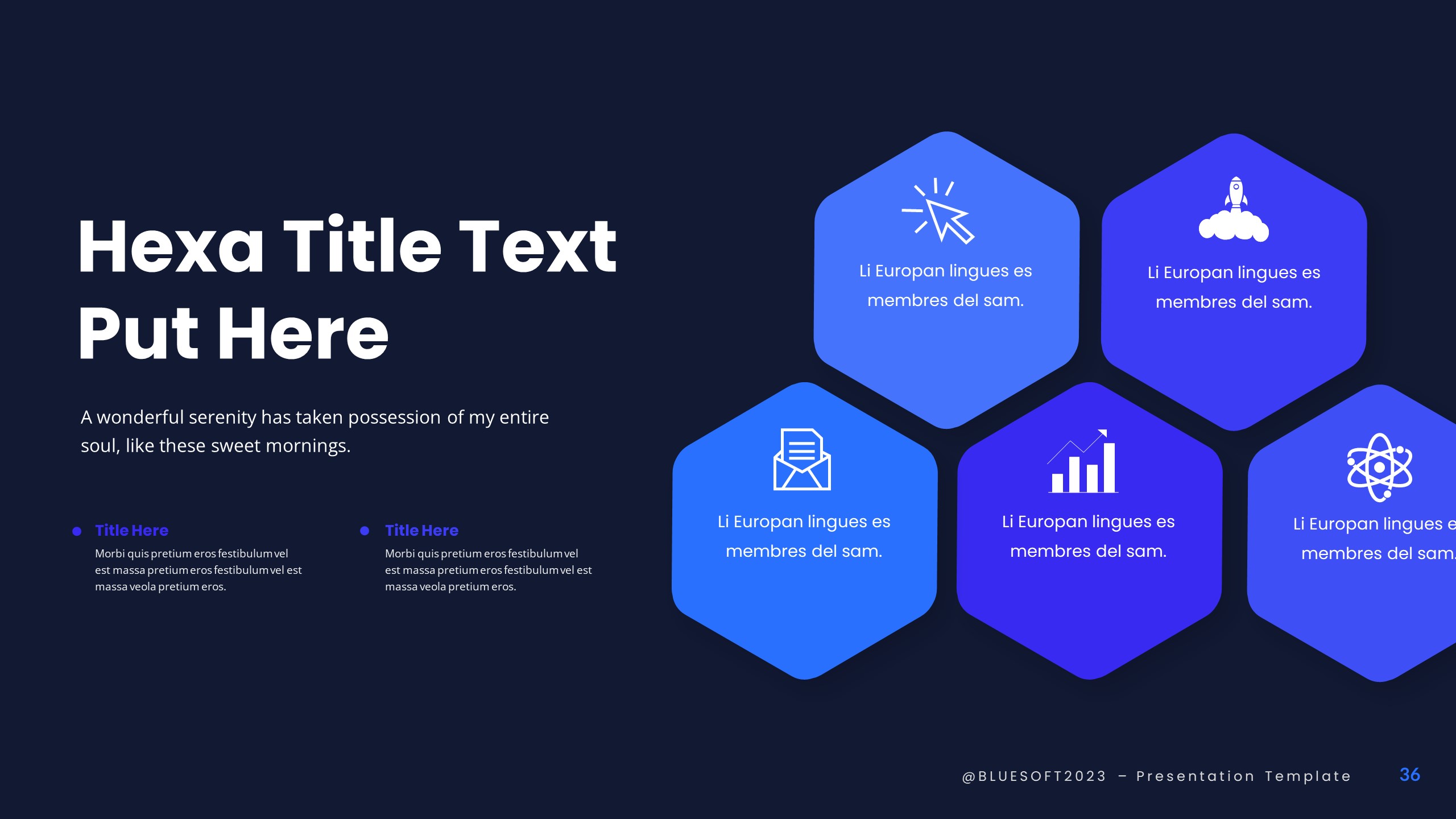Blue Soft - PowerPoint Presentation Template, Presentation Templates
