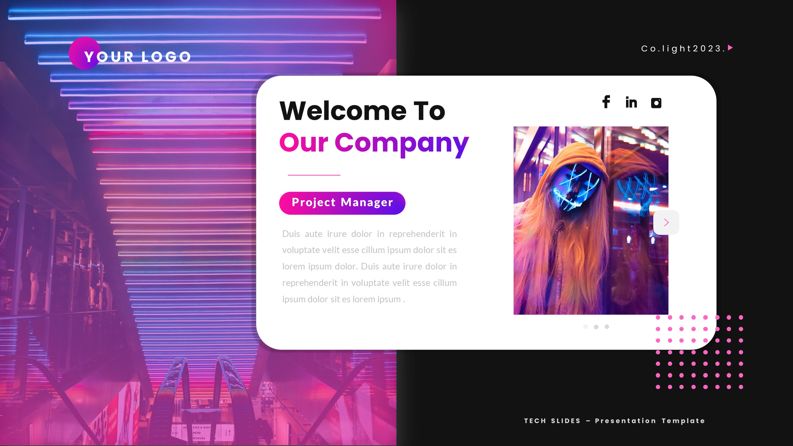 Tech Slides - PowerPoint Presentation Template, Presentation Templates