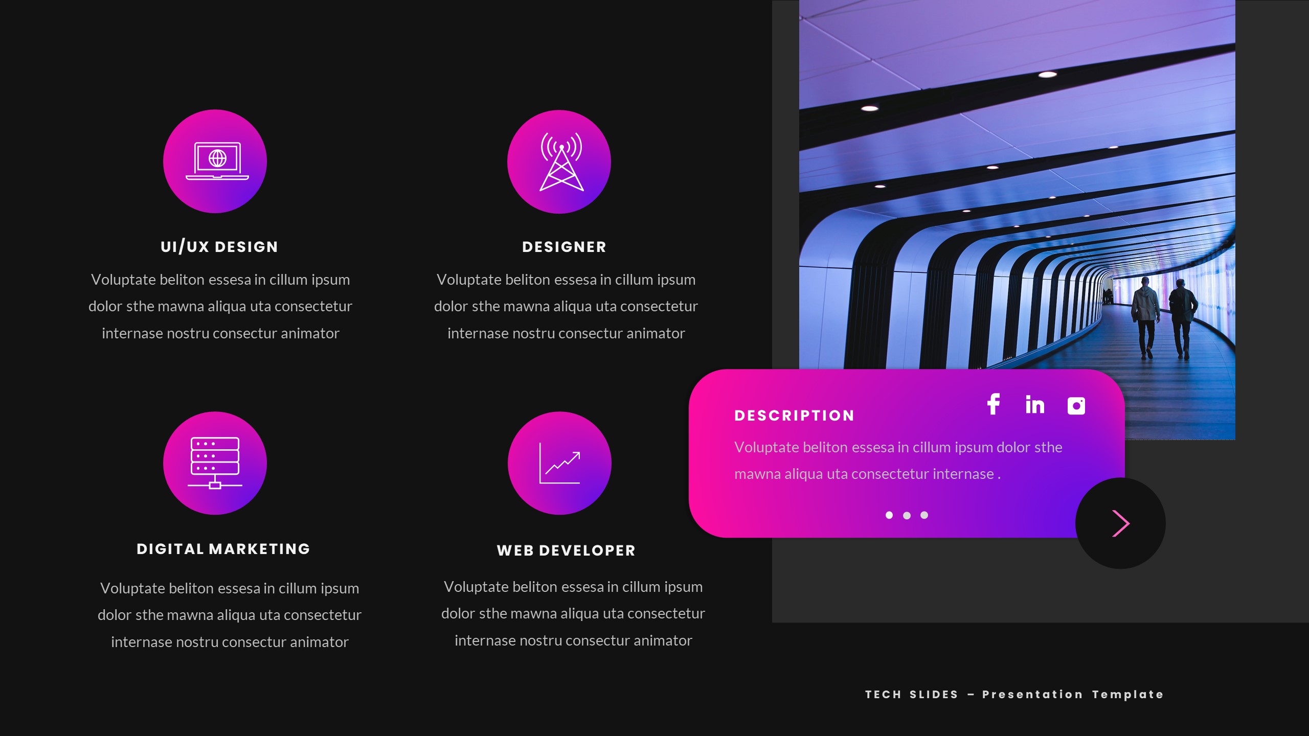 Tech Slides - PowerPoint Presentation Template, Presentation Templates