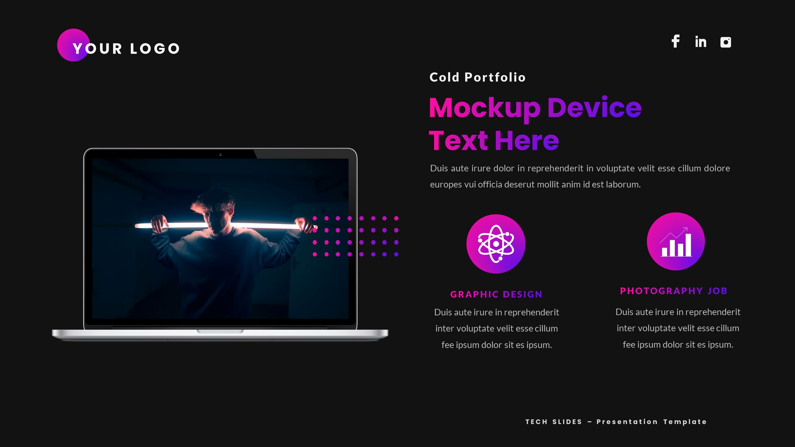 Tech Slides - PowerPoint Presentation Template, Presentation Templates