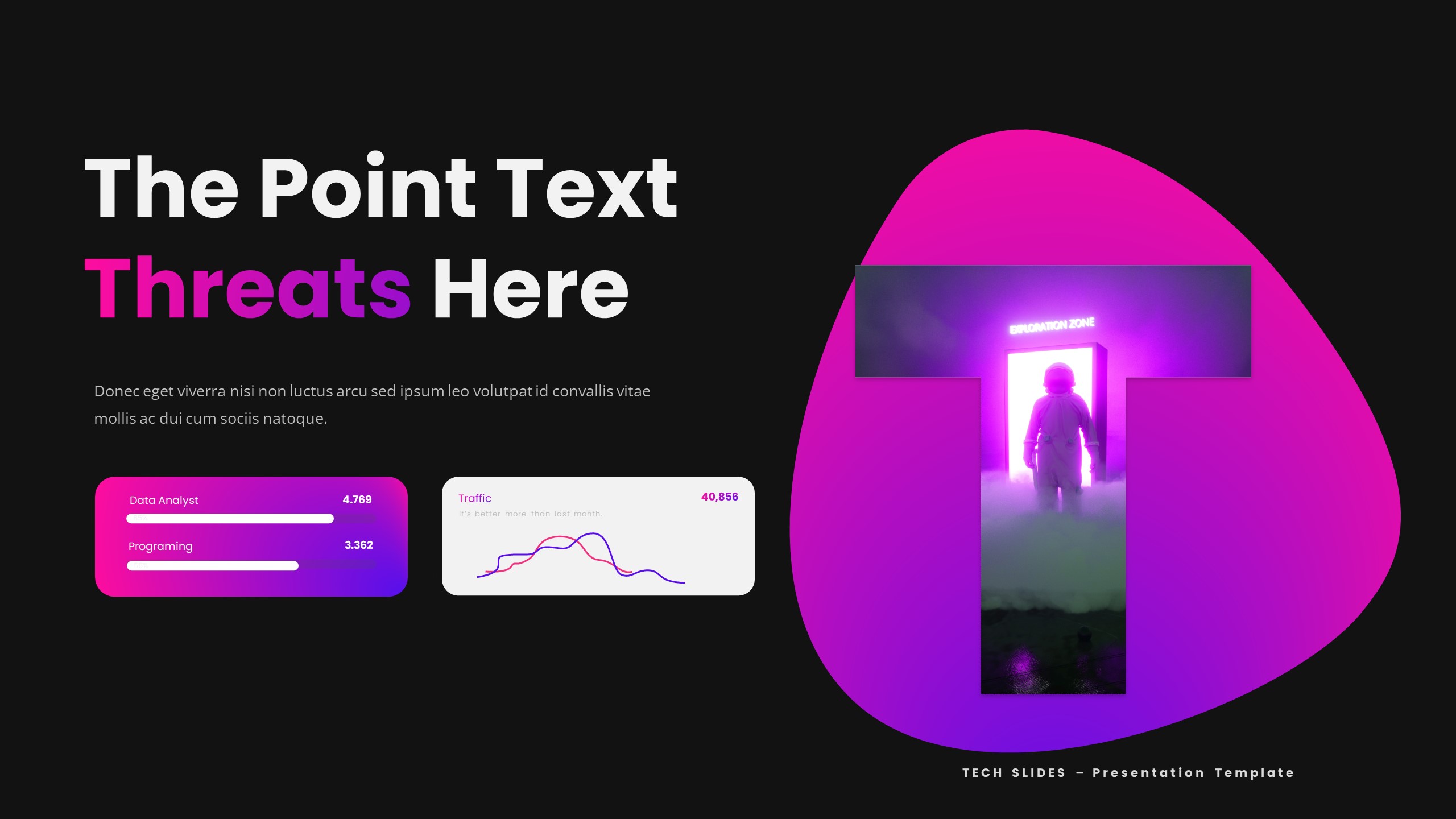 Tech Slides - PowerPoint Presentation Template, Presentation Templates