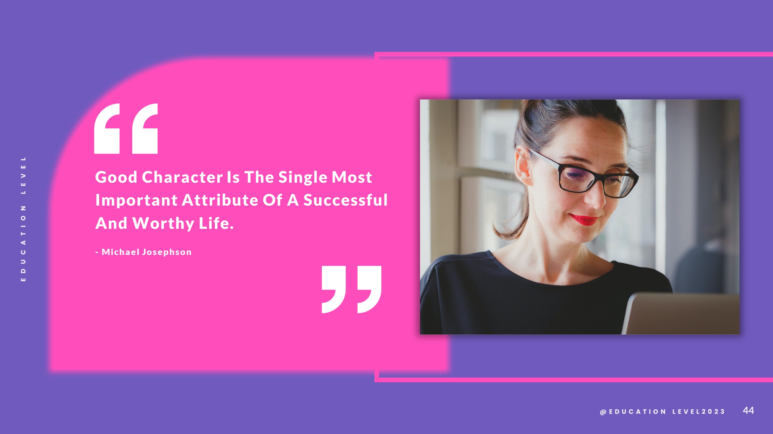 Education Level - PowerPoint Presentation Template, Presentation Templates