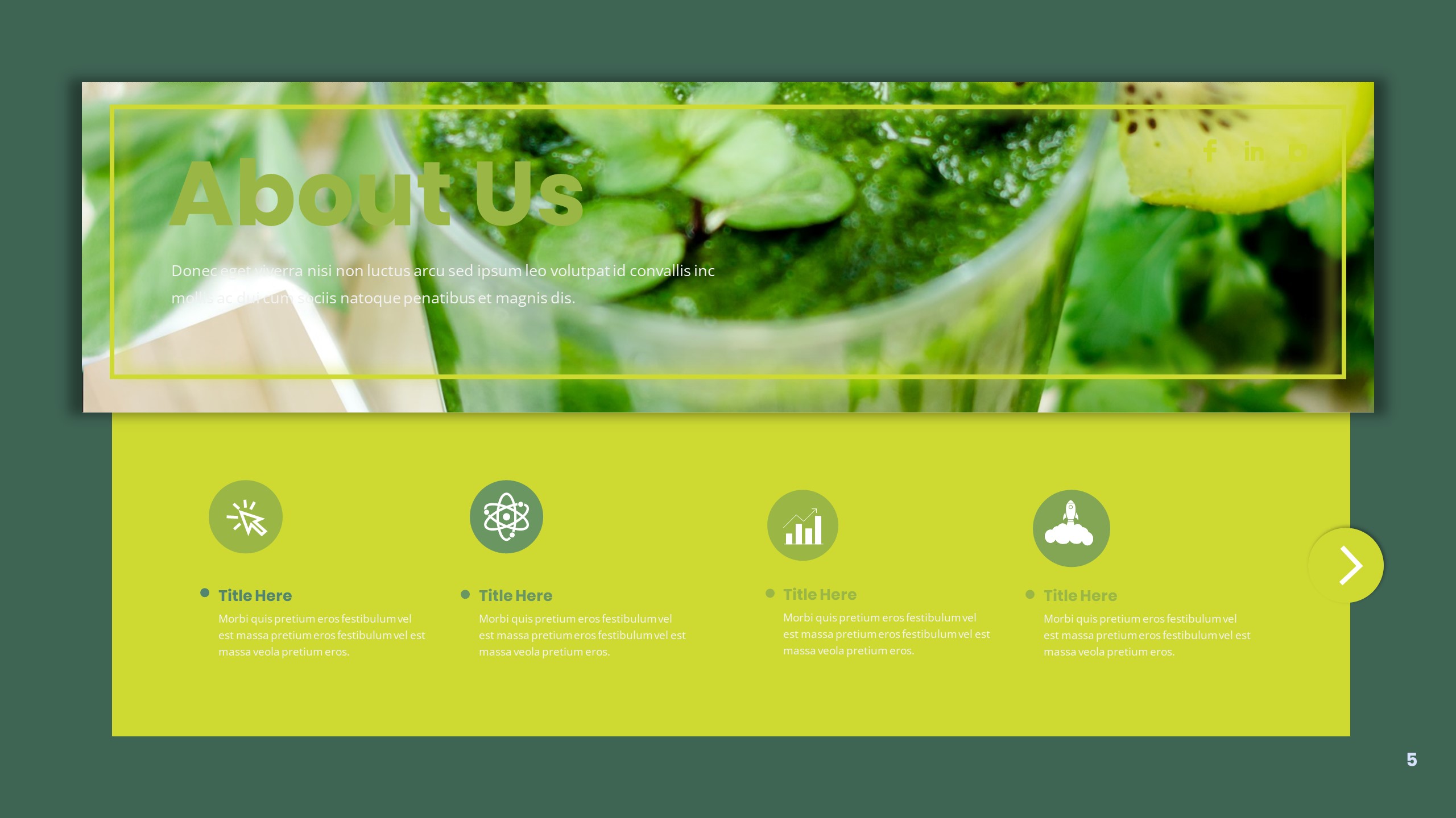 Soft Green - PowerPoint Presentation Template, Presentation Templates