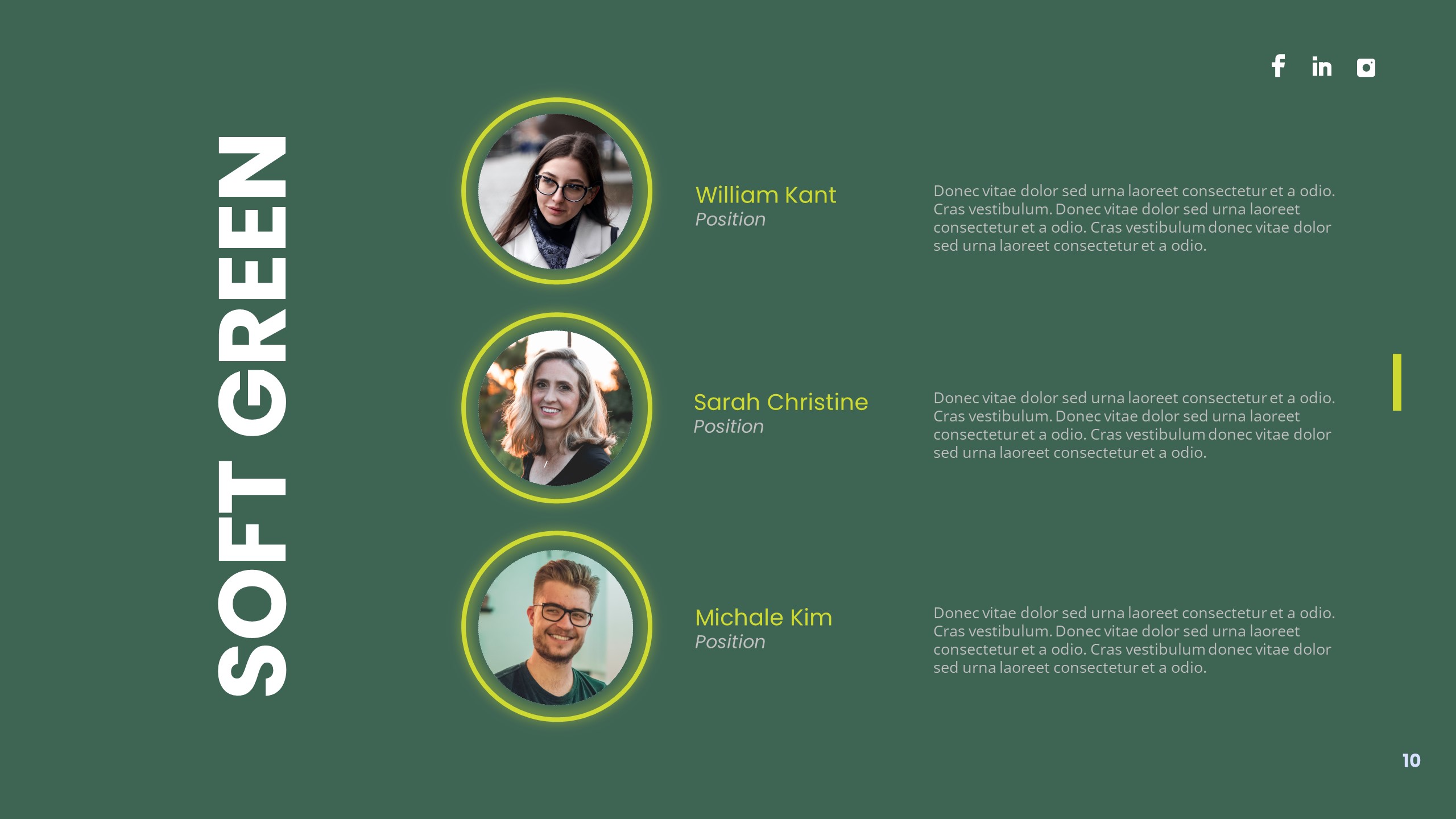 Soft Green - PowerPoint Presentation Template, Presentation Templates