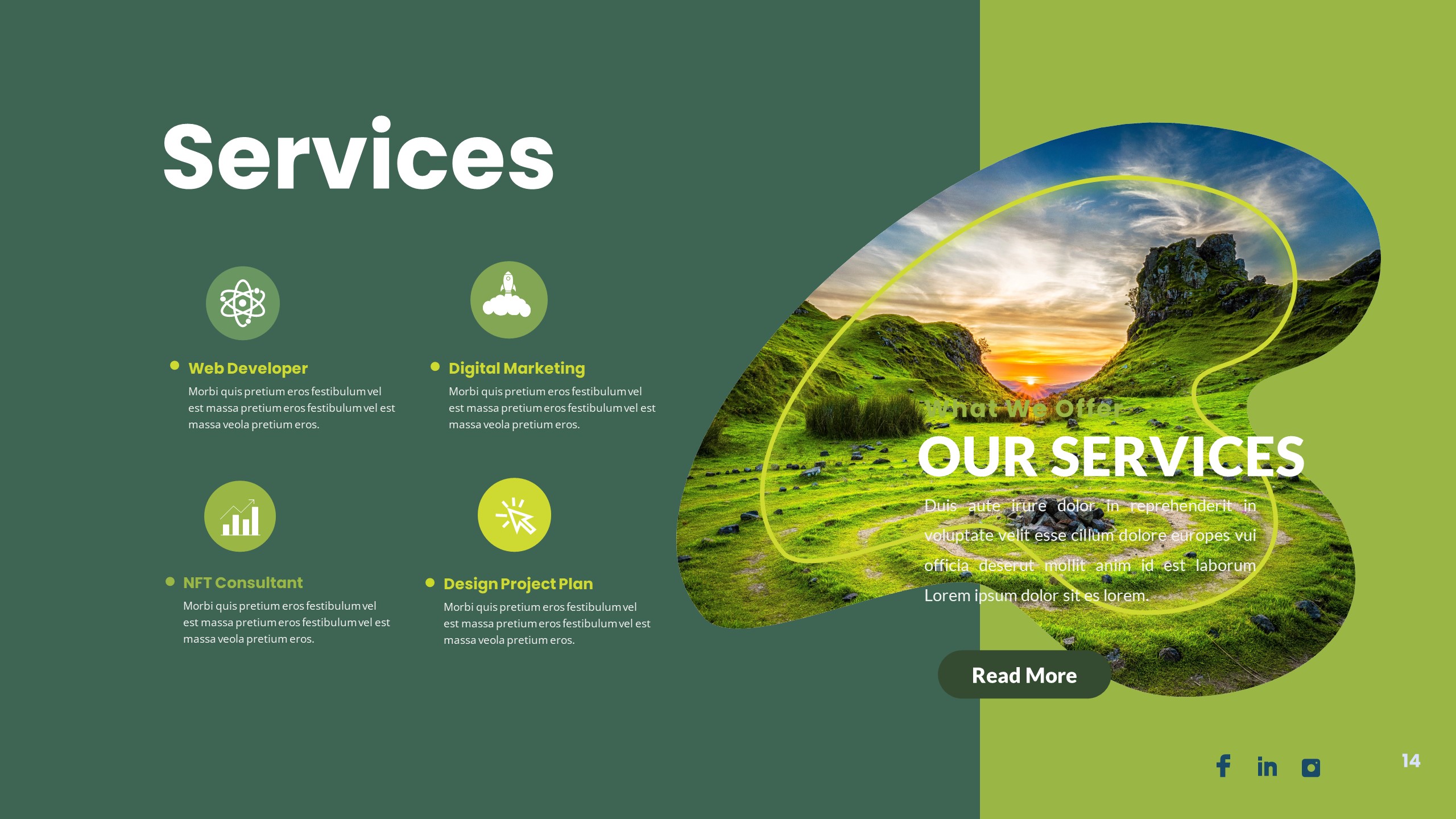 Soft Green - PowerPoint Presentation Template, Presentation Templates