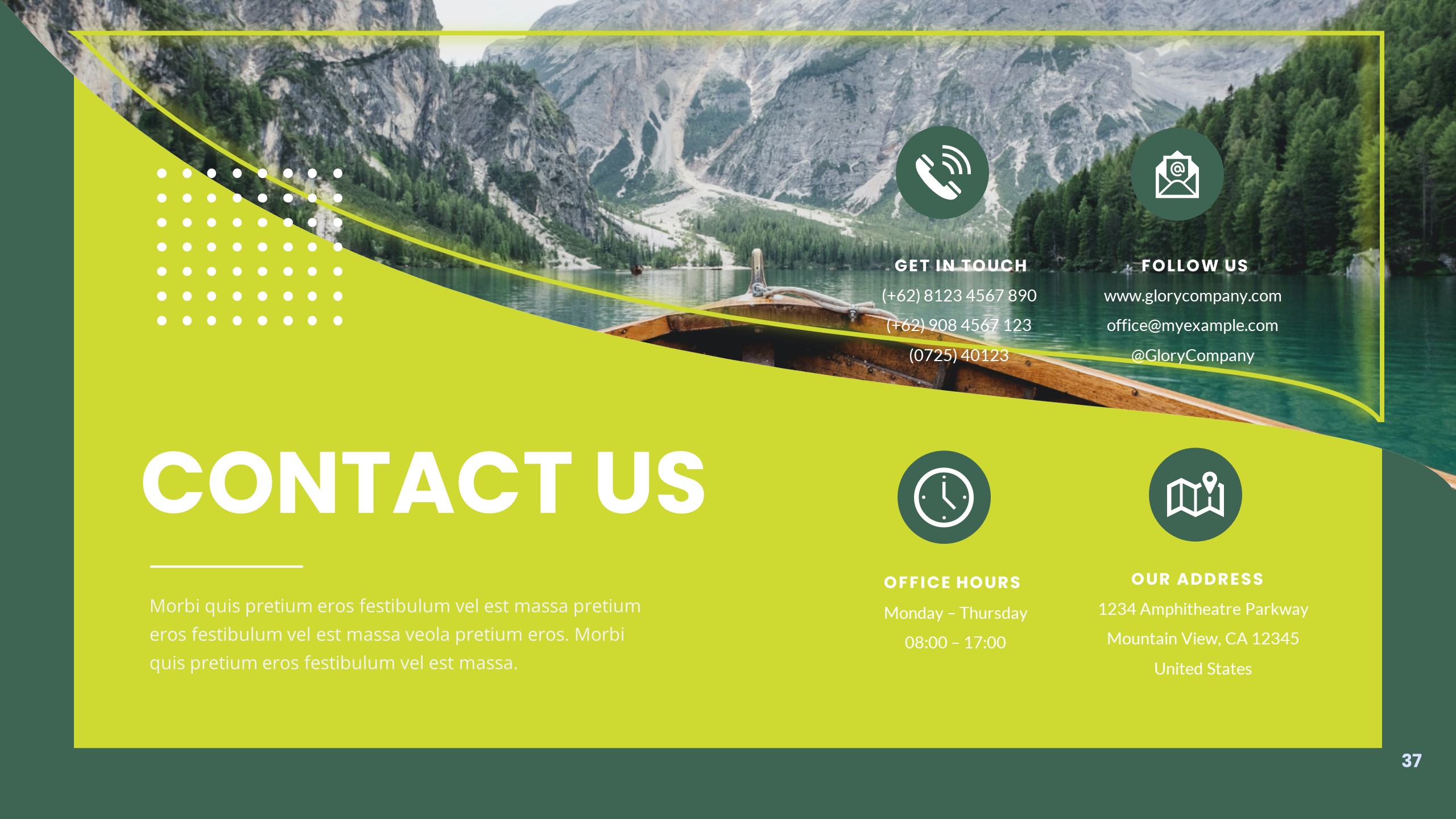 Soft Green - PowerPoint Presentation Template, Presentation Templates
