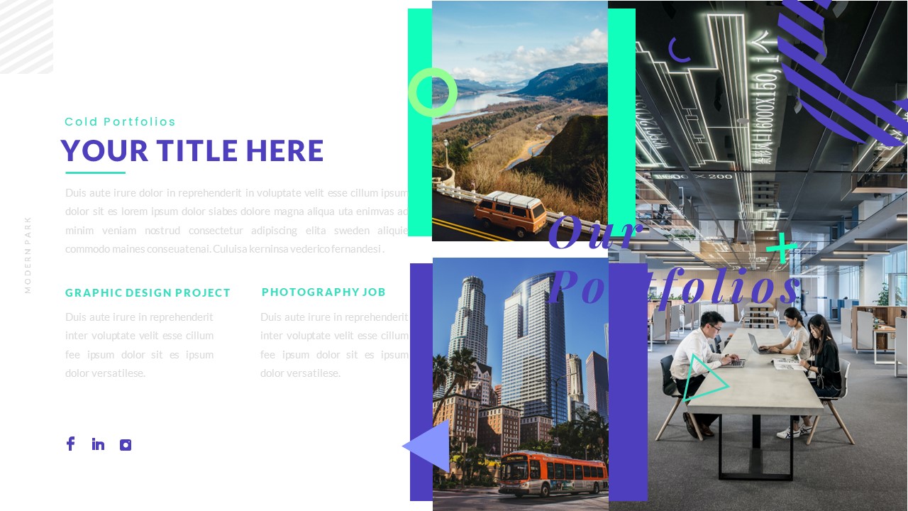 Modern Park - PowerPoint Presentation Template, Presentation Templates