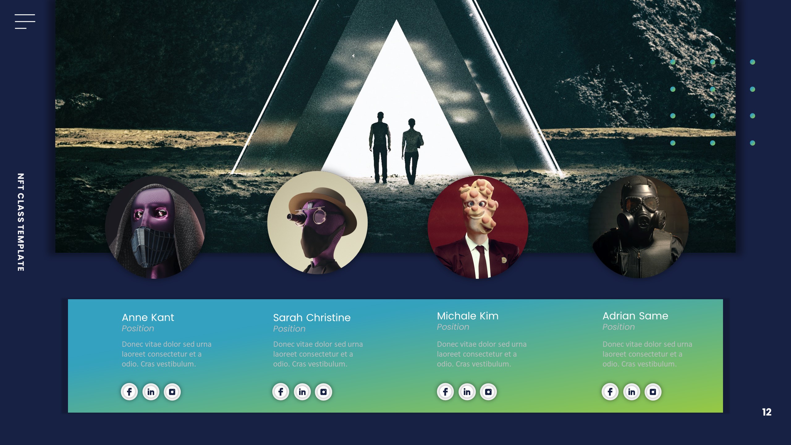 NFT Class - PowerPoint Presentation Template, Presentation Templates