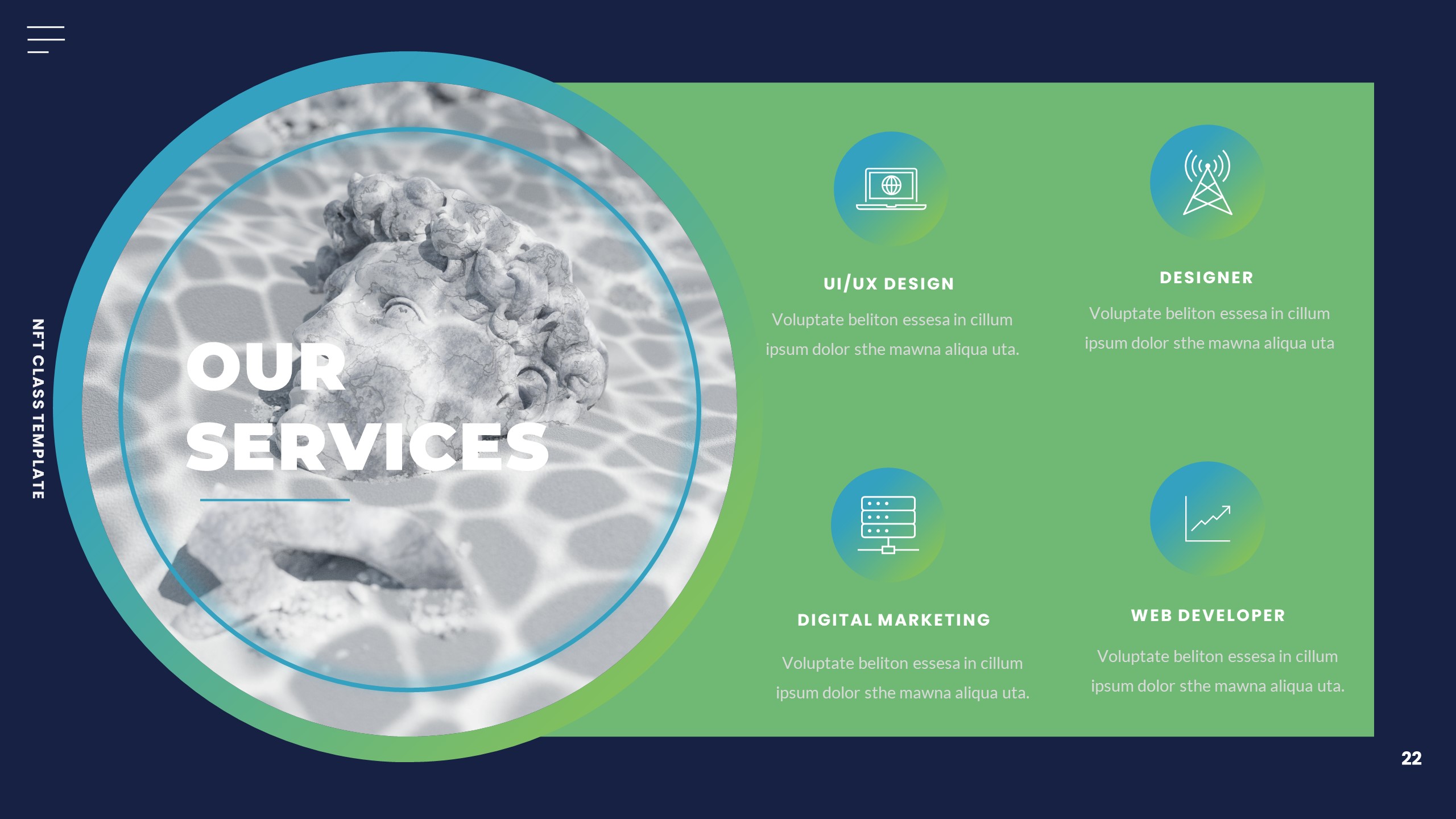 NFT Class - PowerPoint Presentation Template, Presentation Templates