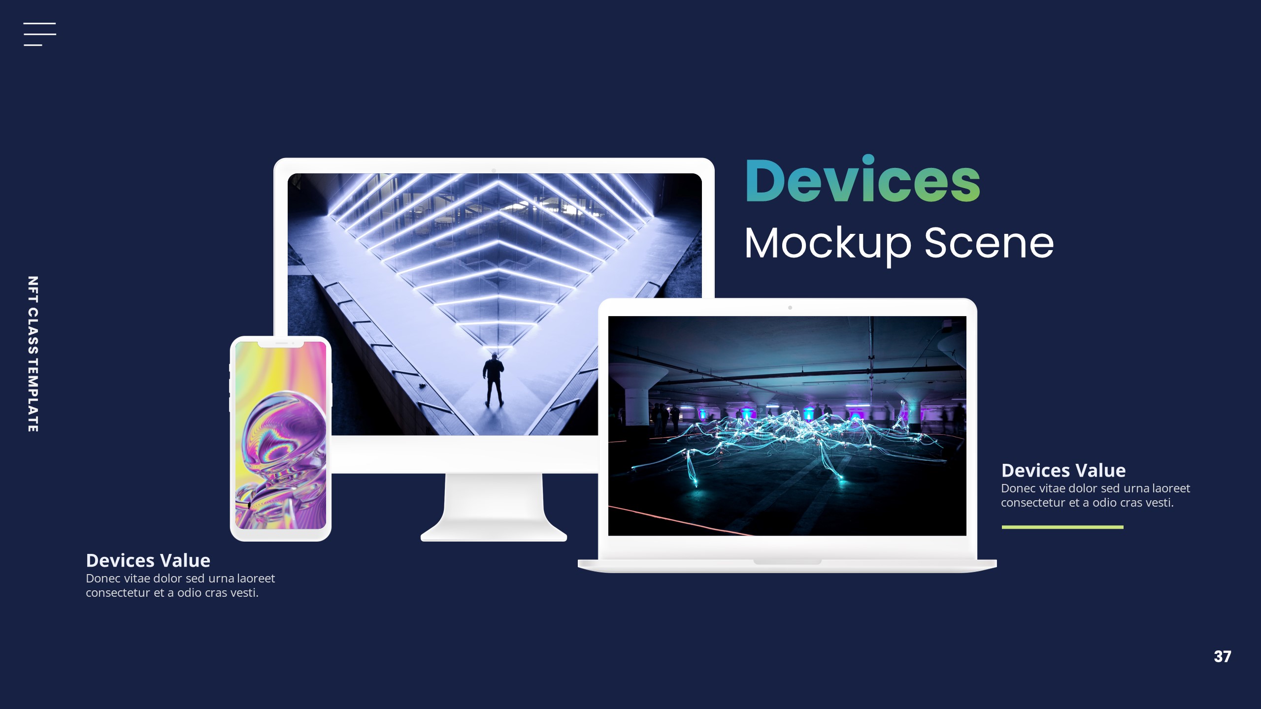 NFT Class - PowerPoint Presentation Template, Presentation Templates