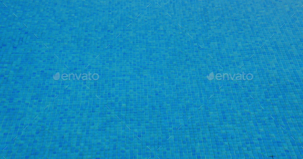 Water surface texture, clean swimming pool ripples and wave. Refraction ...