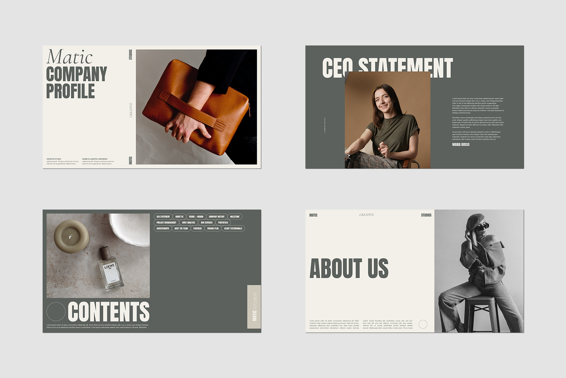 Matic Company Profile - PowerPoint, Presentation Templates | GraphicRiver