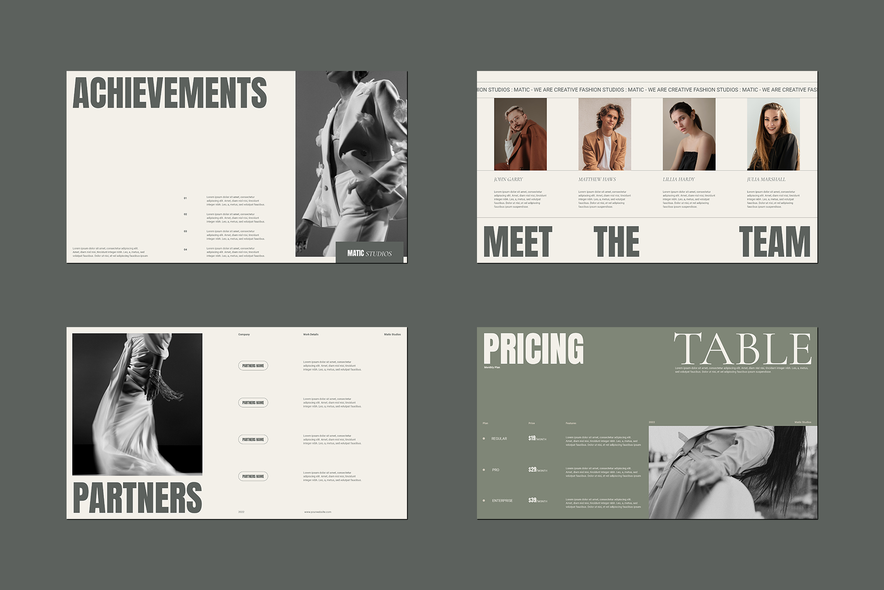 Matic Company Profile - PowerPoint, Presentation Templates | GraphicRiver