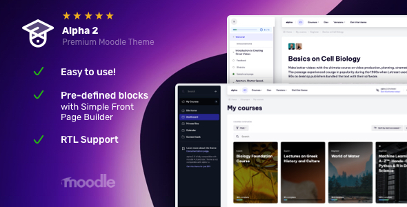 Alpha | Responsive Premium Theme for Moodle by roseathemes | ThemeForest