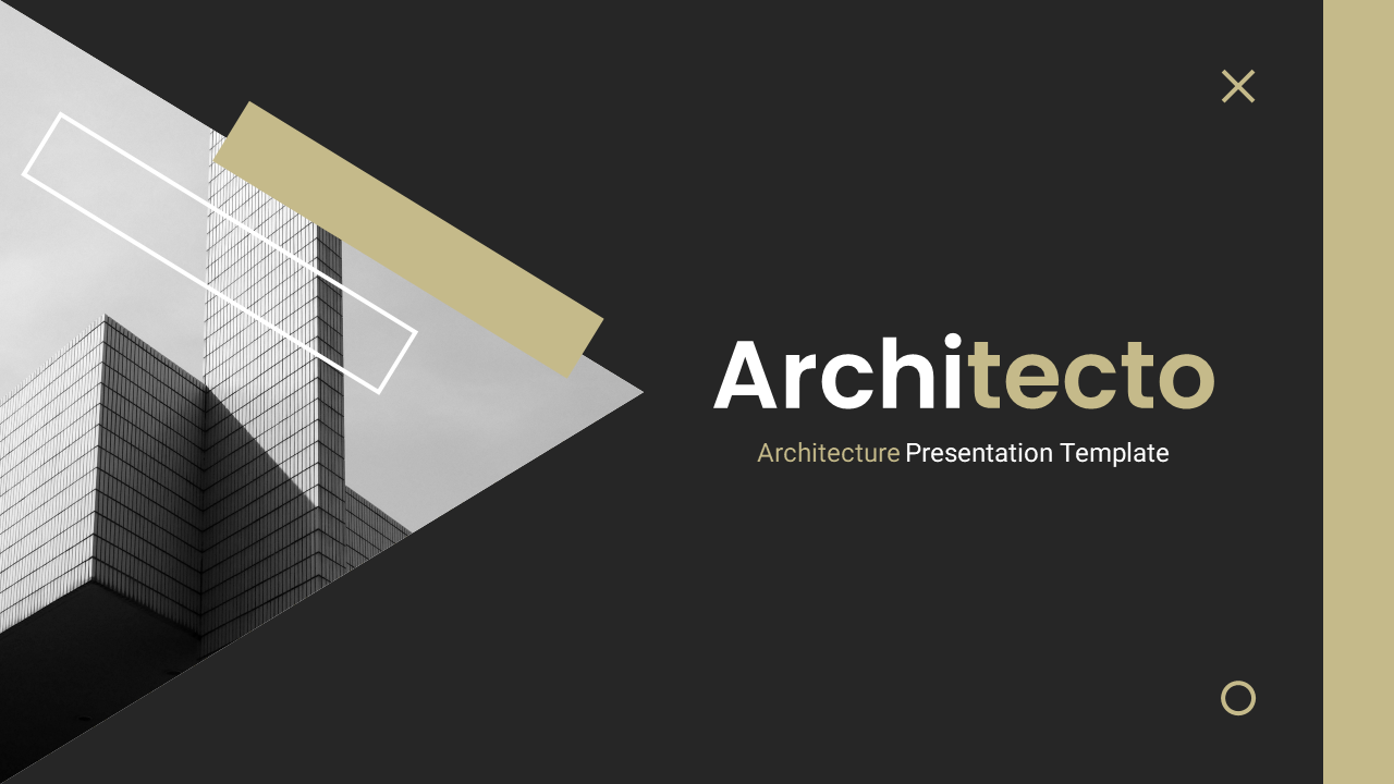 Architecto - Architecture PowerPoint Template, Presentation Templates