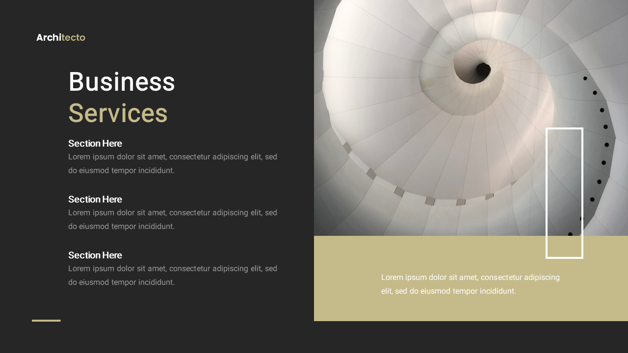 Architecto - Architecture Keynote Template, Presentation Templates