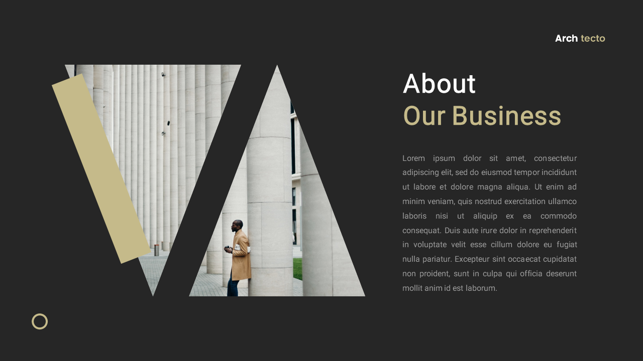 Architecto - Architecture Google Slides Template, Presentation Templates