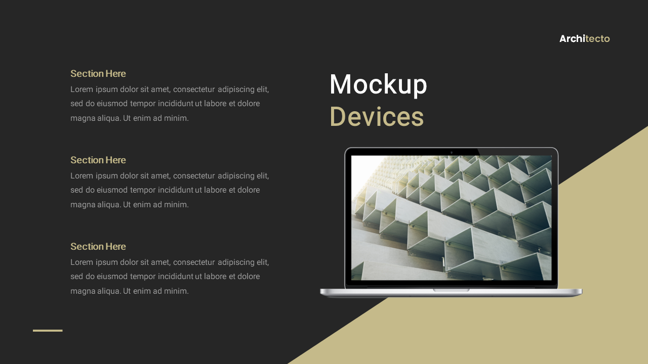 Architecto - Architecture Google Slides Template, Presentation Templates