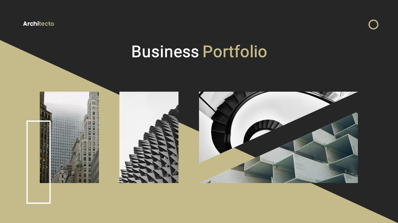 Architecto - Architecture Google Slides Template, Presentation Templates