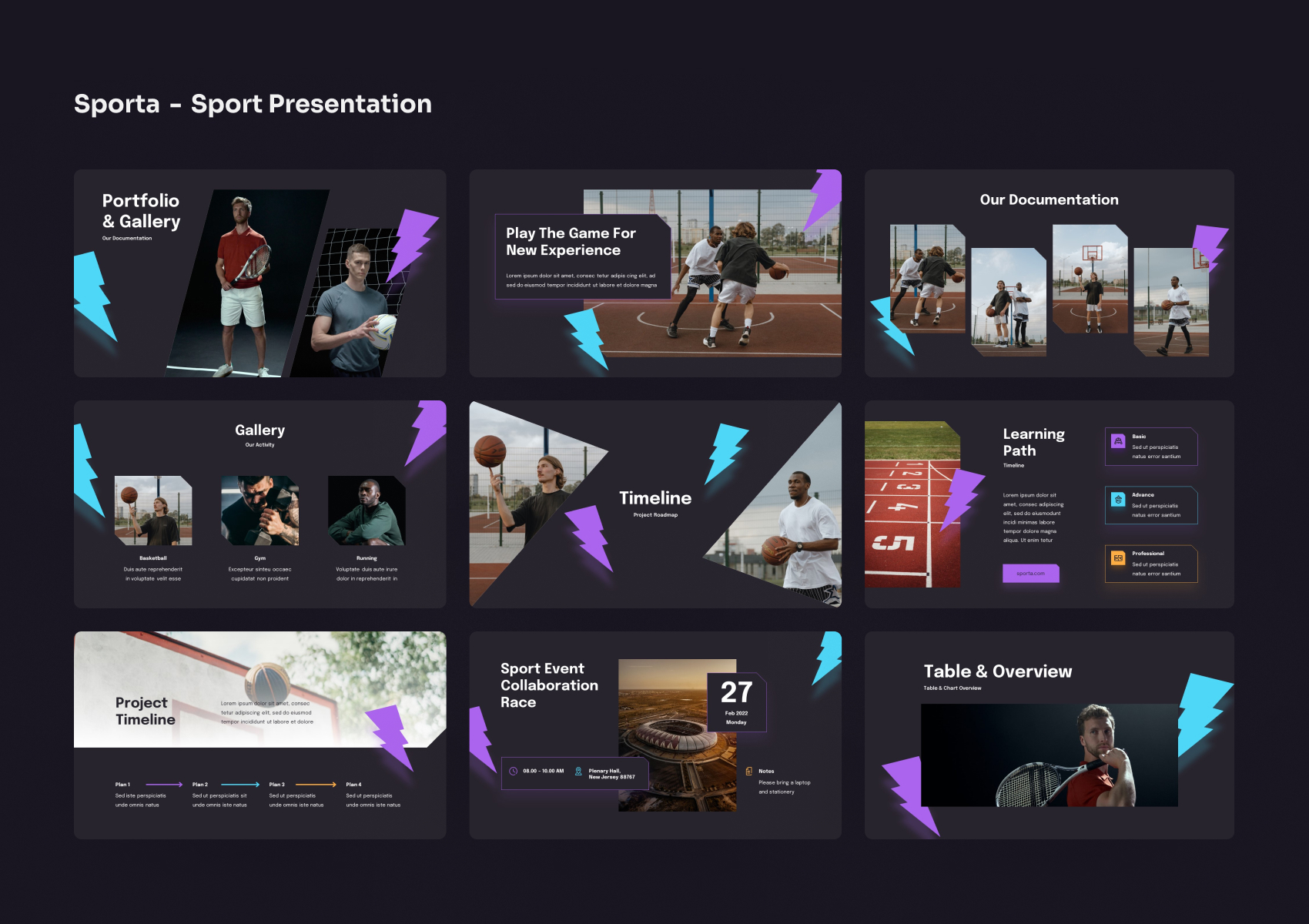 Sporta - Sport PowerPoint Presentation, Presentation Templates ...