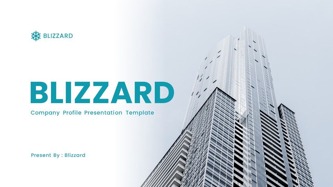 Blizzard - Company Profile Keynote Template, Presentation Templates