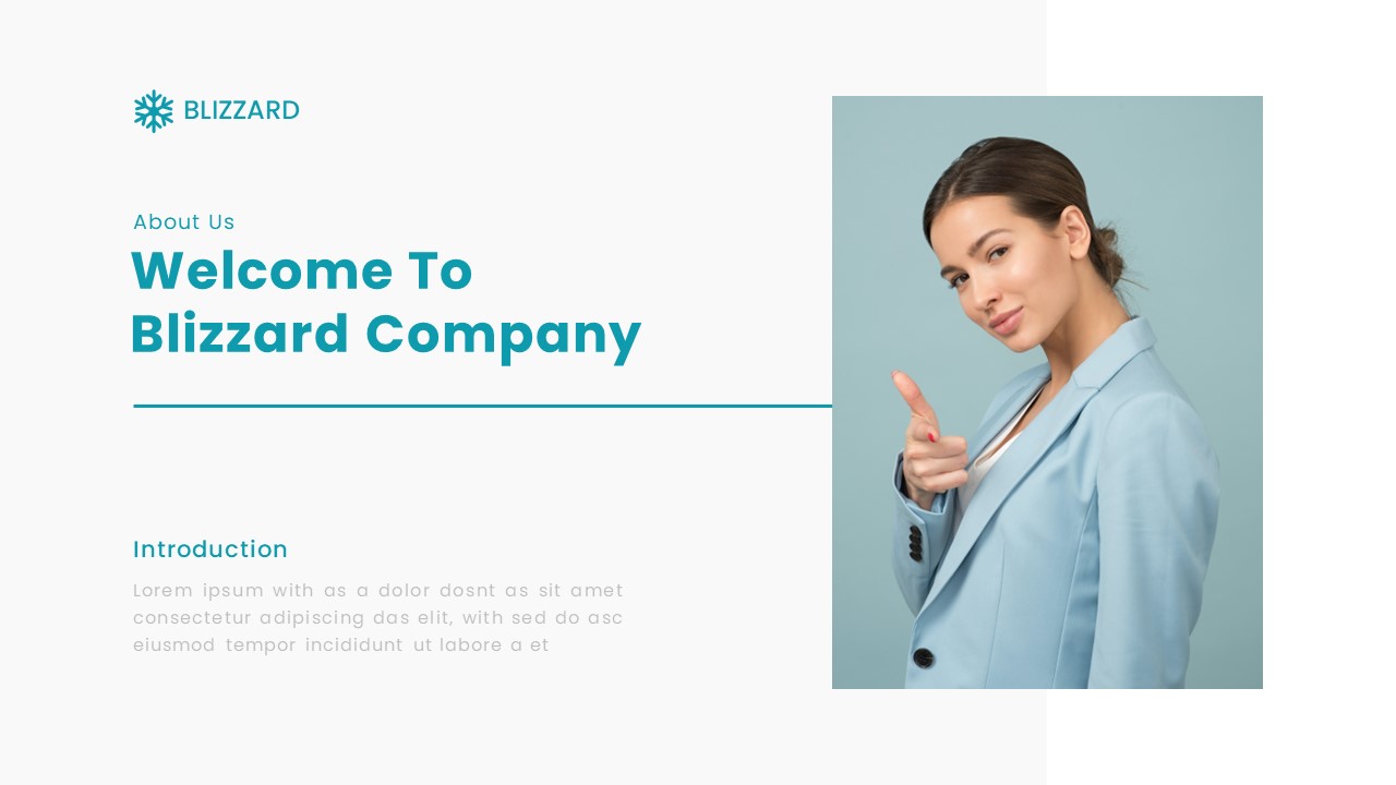 Blizzard - Company Profile Keynote Template, Presentation Templates