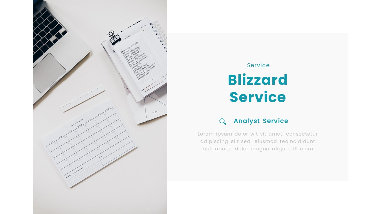 Blizzard - Company Profile Keynote Template, Presentation Templates