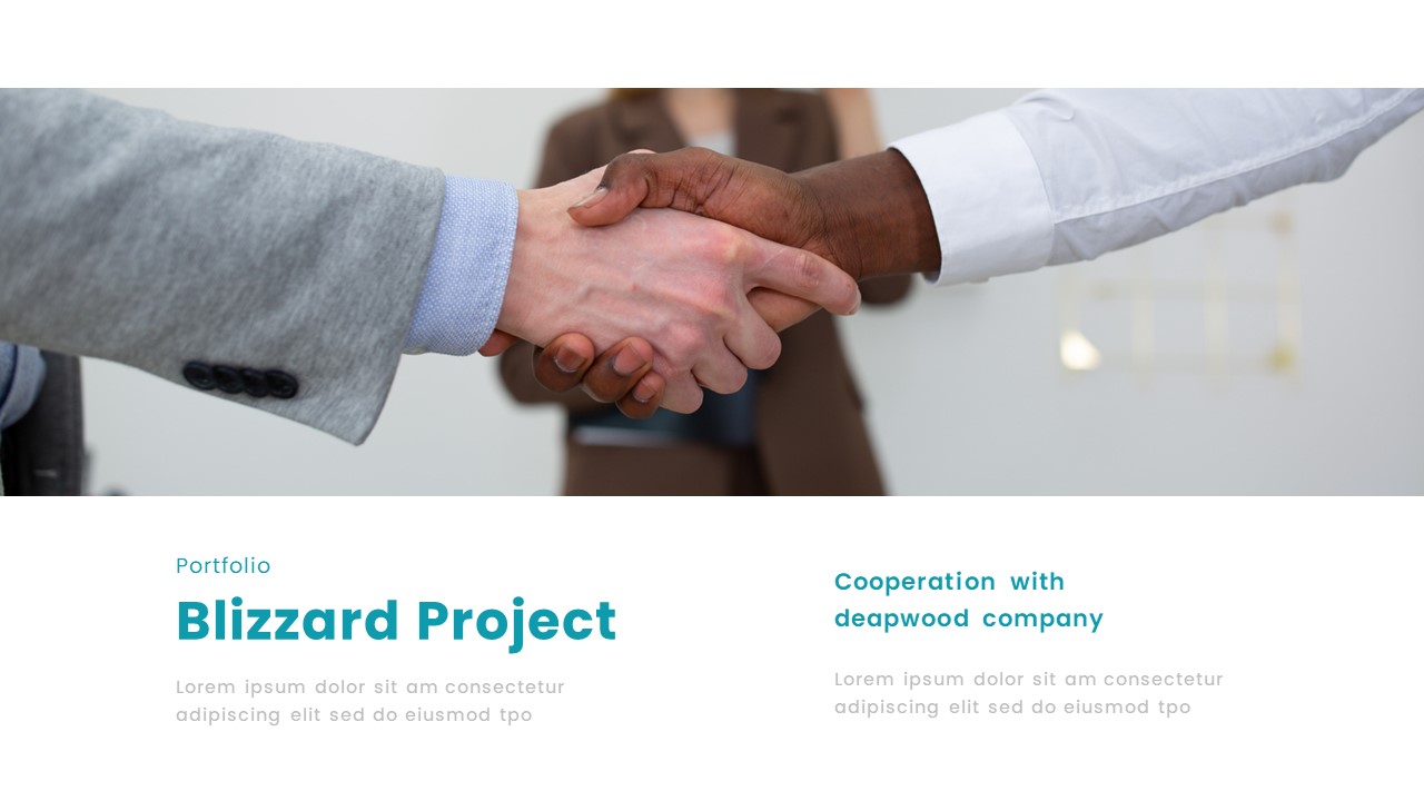 Blizzard - Company Profile Keynote Template, Presentation Templates